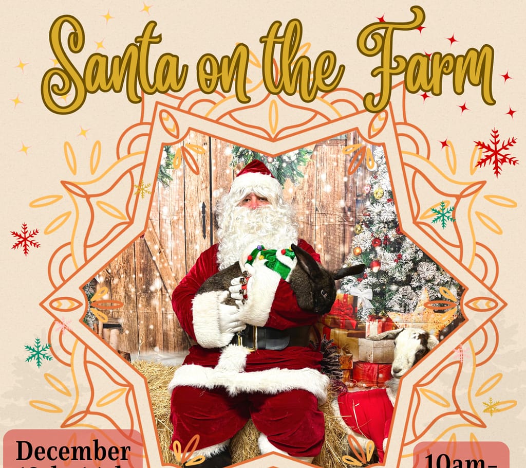 Santa on the Farm at Triskelee Farm - PDX Parent