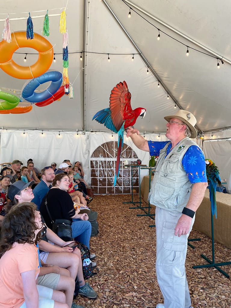 Oregon Bird Man Visits Frog Pond Farm – PDX Parent