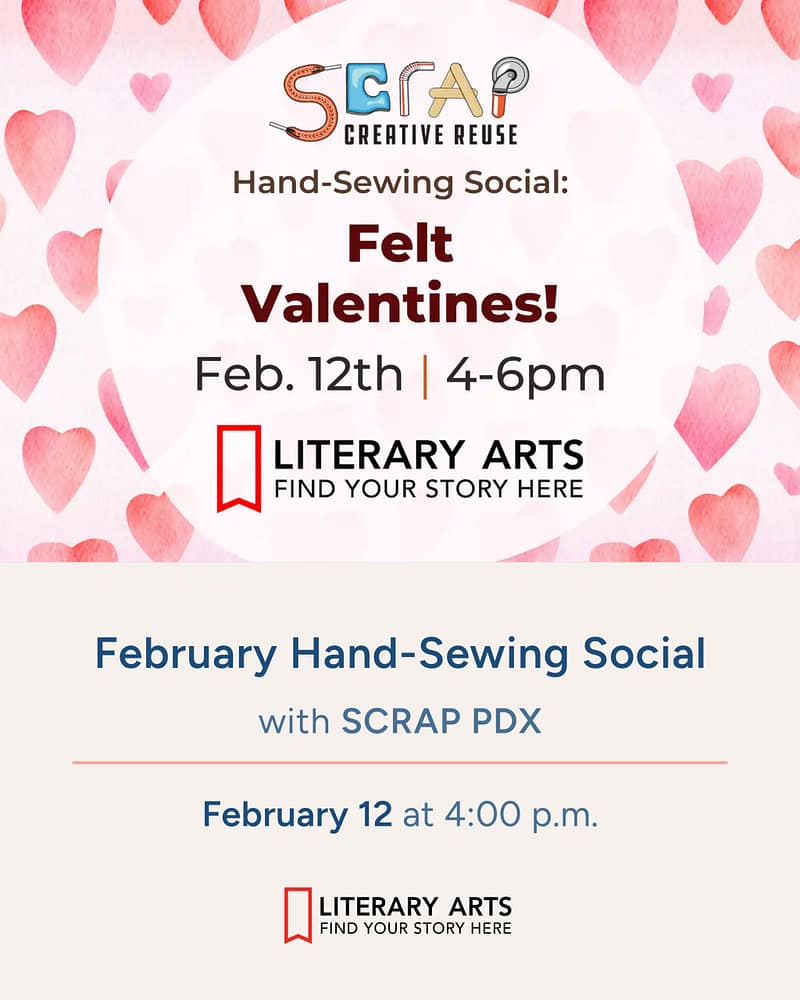 February Hand-Sewing Social with SCRAP PDX - PDX Parent