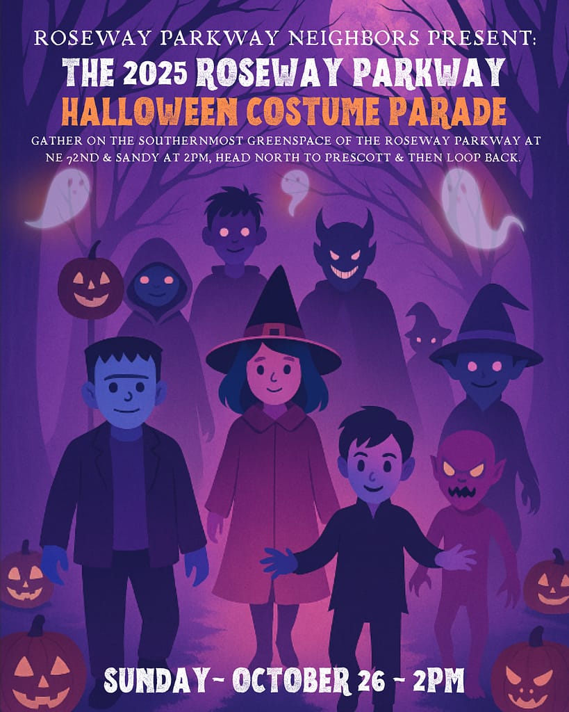 2025 Roseway Parkway Halloween Costume Parade - PDX Parent